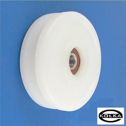 Rolka fi.100mm tworzywowa profilowana ułożyskowana C100/10Ł | E-kolka ...
